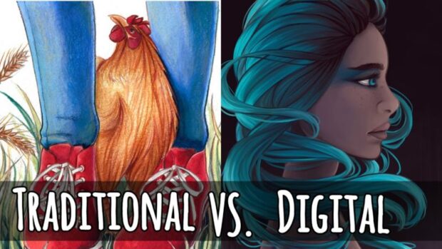 Digital Paintings vs. Traditional Paintings - Comeau Computing