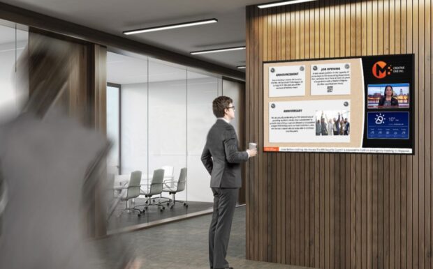 10 Reasons To Use Digital Signage Software For Your Workplace - Comeau ...